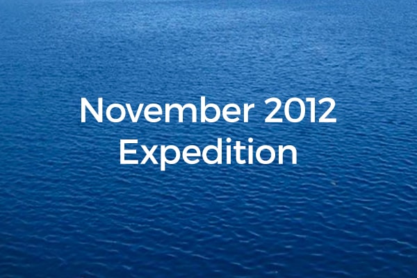 Nov 2012 Expedition - Overview | Chagos Conservation Trust